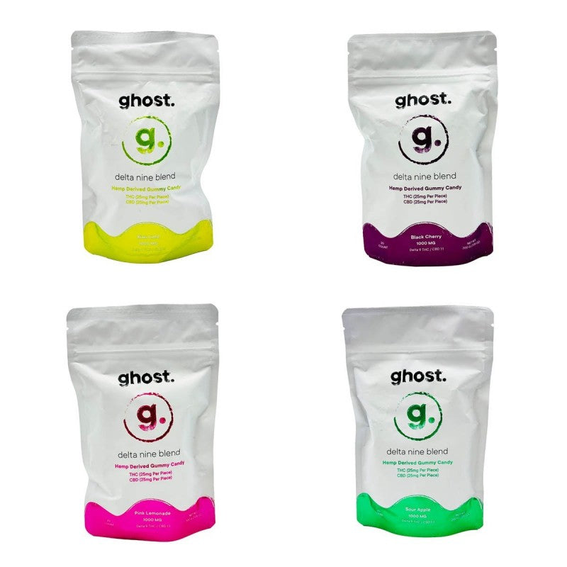 Ghost Delta-9 CBD Gummies 1000mg – True Hemp Store