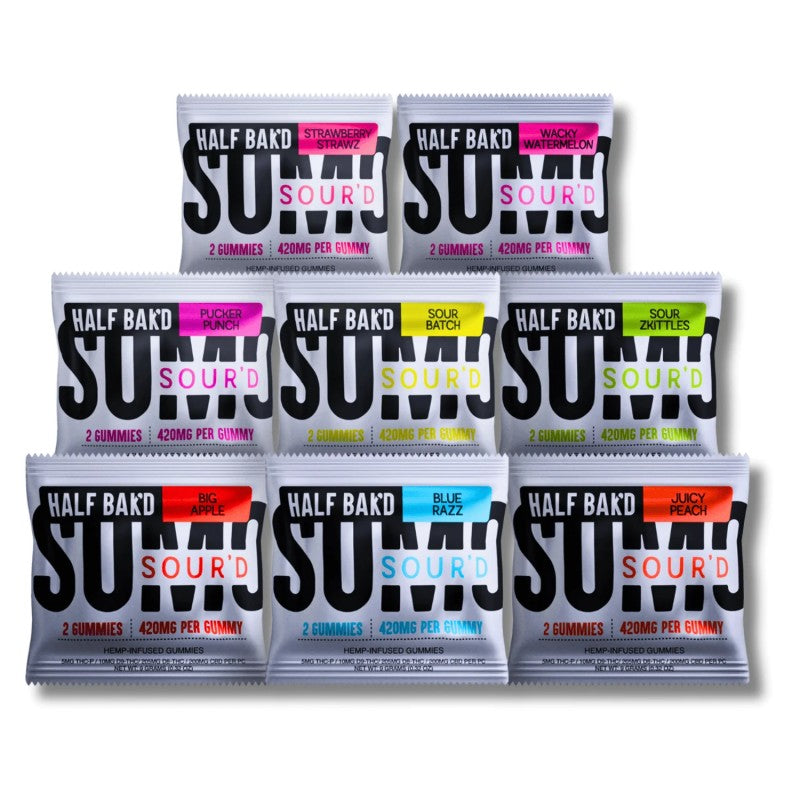 Half Bak'd SUMO THC Gummies (2pcs/ pack) – True Hemp Store